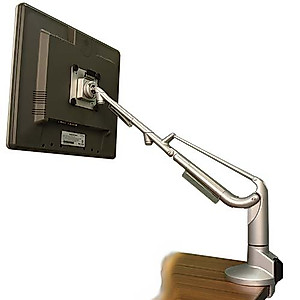 Lumen MA-GS104SV Monitor Arm (360° Rotation, Gas Pressure), Can be Mounted Up to 16.5 lbs (7.5 kg)