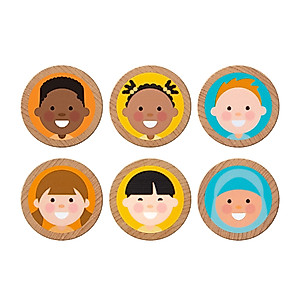 Melissa & Doug GO Tots Wooden Roll & Ride Bus with 3 Disks - FSC Certified