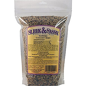SLEEK & SASSY NUTRITIONAL DIET Garden Canary Bird Food (2 lbs.)