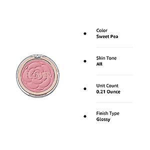 Flower Beauty Flower Pots Powder Blush - Smooth & Silky, Skin Tone Enhancing, Soft Satin Finish Makeup (Sweet Pea)