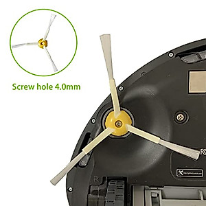 Replacement Parts Accessories for iRobot Roomba 800 900 Series 805 860 870 871 880 890 850 866 801 877 891 895 981 985 960 980 Vacuum Cleaner Replenishment Kit,1 Roller Brush,3 Side Brush,3 Filter