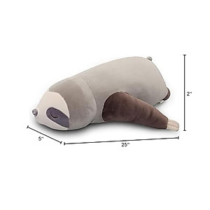 eamve 25inch Giant Sloth Plushie Sloth Stuffed Animals Doll Sloth Plush Toy, Cute Sloth Throw Pillow,Soft Sloth Pillow Soft Hugging Body Pillow for for Home Decoration Kids Stuffed Animals Gifts