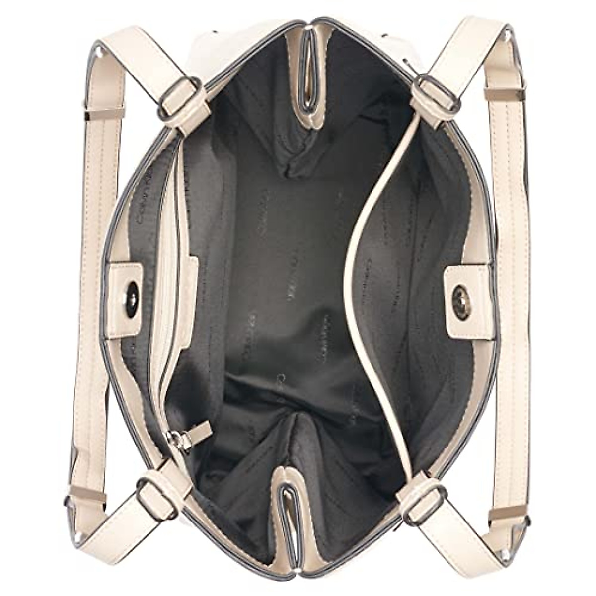 Calvin Klein Nickel North/South Tote, Mushroom