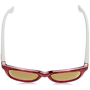 Carrera CARRERINO 20 Rectangular Sunglasses, White Pink Gold/Pink, 46mm, 17mm