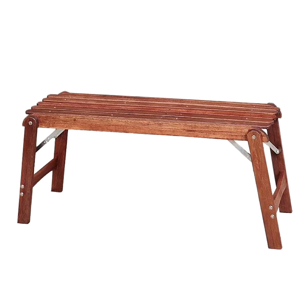 BYER OF MAINE Pangean Outdoor Wooden Bench, Foldable Bench for Indoor and Ourdoor, Home Furniture, 20 lbs - 14.5 x 40 x 18.5 Inches H