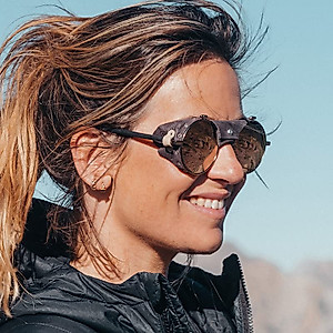 Julbo Vermont Classic Mountaineering Sunglasses with Spectron 4 Polycarbonate Lenses and Total Cover Eye Protection