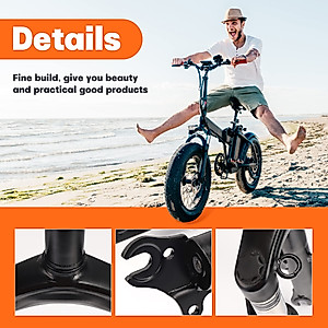 HTBCCHB 12 Inch Front Suspension Fork for Brake Disc Alloy Steel Holder motorcycle MTB Bicycle Electric Scooter Front Tube Shock Electric Bicycle