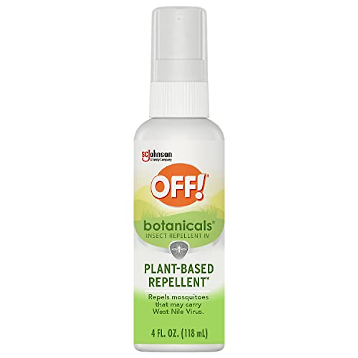 OFF! Botanicals Insect Repellent, Plant-Based Bug Spray & Mosquito Repellent, 4 Oz