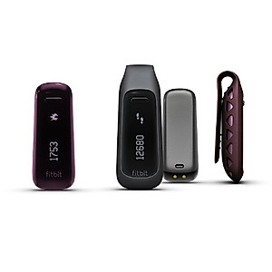 Fitbit One Wireless Activity Plus Sleep Tracker, Burgundy