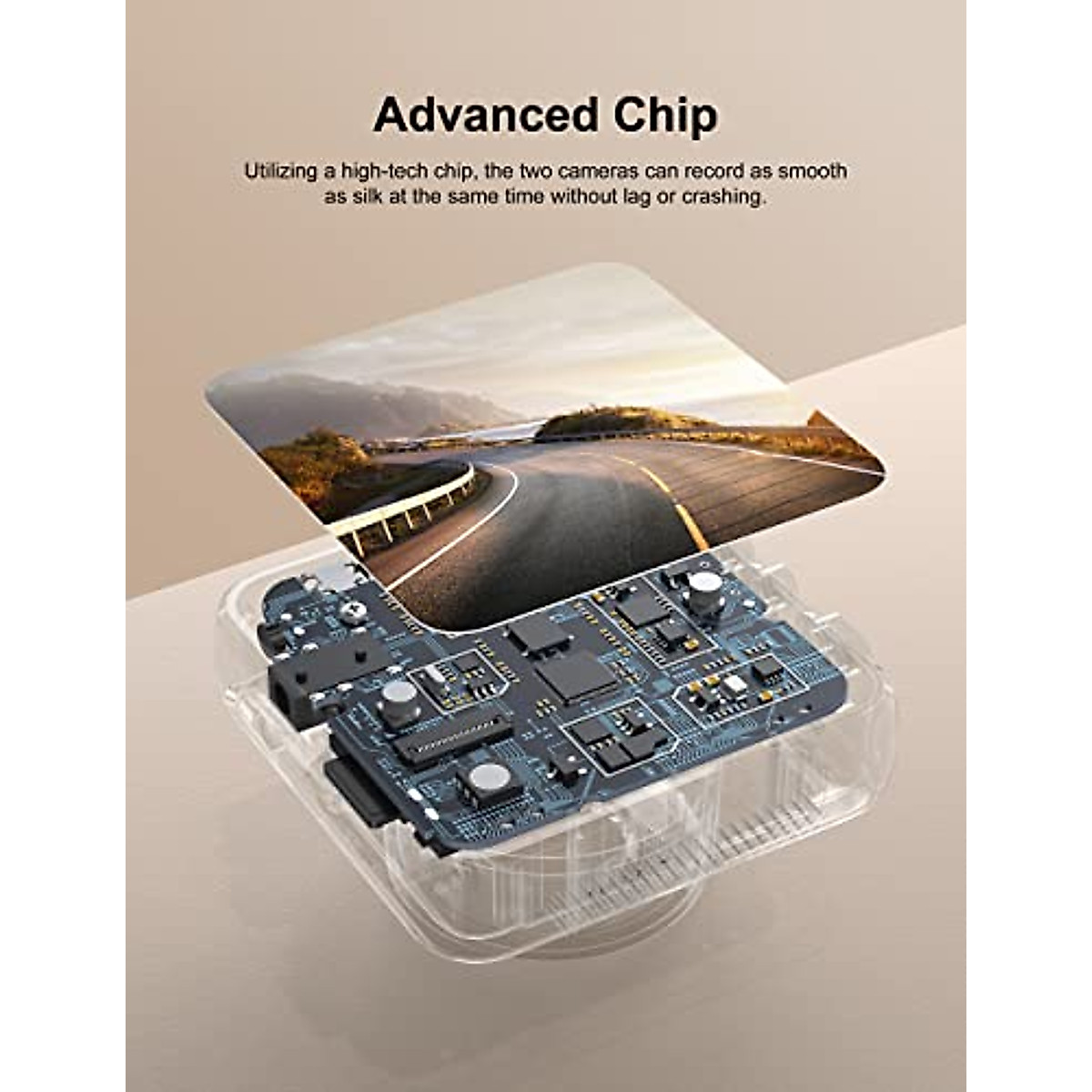 iZEEKER Dash Cam Front and Rear with SD Card 1080P Full HD Car Camera, Dual Dash Camera for Cars with Accident Recording, Parking Monitor, Night Vision, WDR