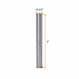 POWERTEC 71476 Hardened Steel Dowel Pins 1/4 Inch | Heat Treated and Precisely Shaped for Accurate Alignment – 10 pack