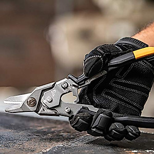ToughBuilt - Bulldog Cut Aviation Snips - One Handed Lock Operation - (TB-H4-60-B)