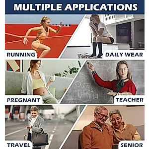 (3 pairs)Compression Socks 20-30 mmHg Long Socks for Women and Knee High Socks for Women Black Colorful L/XL