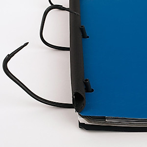 Five Star Flex Refillable Hybrid NoteBinder + Study App, College Ruled Paper, 1" TechLock Rings, Customizable Cover, 200 Sheet Capacity, Notebook and 3-Ring Binder All-in-One, Pacific Blue (29326AD2)