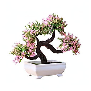 WillowswayW Artificial Plant Bonsai Fake Tree Potted Home Hotel Garden Ornament Decoration- 8#