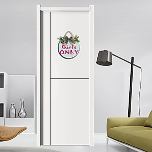 Girls Only Sign For Bedroom Door Model 91 Girls Room Decor For Nursery,Kids Bedroom Decor For Bedroom 12X12" By Weytff