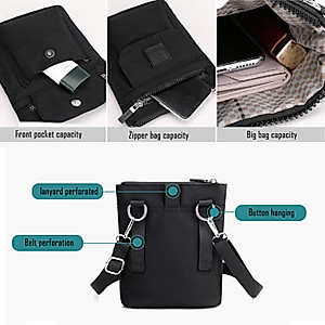 AOCINA Small Crossbody Bags for Women Small Canvas Purses for Teen Girls Lightweight Mini Purse Bag (Nylon-Green)