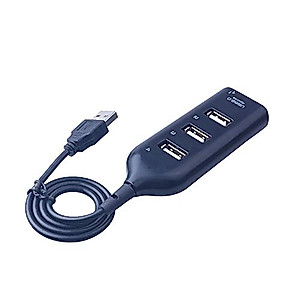 Lysee Data Cables - High Speed USB HUBs Hi-Speed 4 Port USB 2.0 Splitter Hub Adapter for Desktop PC Laptop Adapter USB HUB