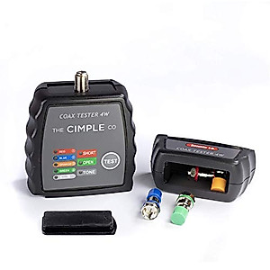 4 Port Coax Cable Mapper, Tester, Tracer, and Toner - Commercial Grade Coaxial Wire Continuity Checker