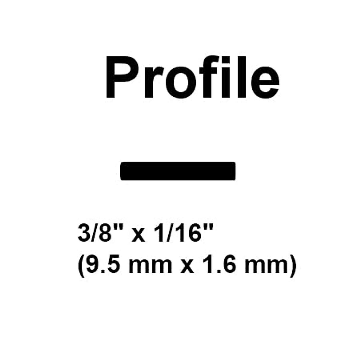 Polypropylene (PP) Plastic Welding Rod, 3/8 in. x 1/16 in. Ribbon, 30 ft, Blue