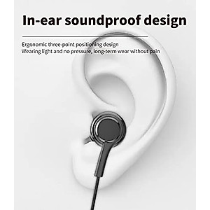 Wired 3.5mm Earbud With Microphone Headset Computer Jack PC Laptop in Ear Headphone phone Gaming Video Game headset (2pack)Compatible for Samsung Galaxy S10 pad Kid for School Chromebook Auriculare I