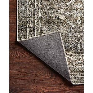 Loloi II Layla Collection LAY-13 Antique/Moss, Traditional 2'-6" x 7'-6" Runner