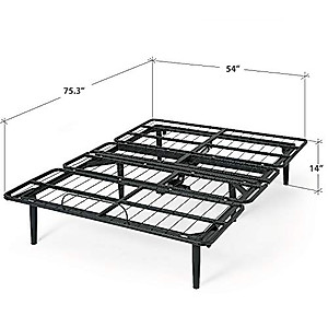 ZINUS Smart Adjust(TM) Metal Adjustable Bed Frame / Mattress Foundation with Remote / Head and Foot Incline / Ergonomic Positioning for Better Health and Relaxation / Easy Tool-free Assembly, Full