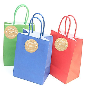 EL Nido 600 pcs 1.5" Thank You for Supporting My Small Business Stickers I 600 pcs Roll Kraft Paper Thank You Stickers | roll Boutique Supplies for Business Packaging (Kraft Sticker, 600pcs)