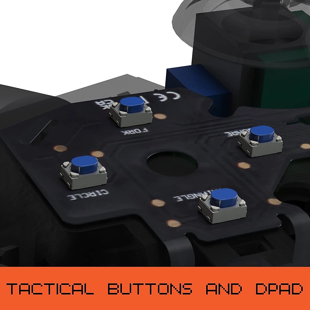 MODDEDZONE Smart Extreme Modded Controller, Bluetooth, Playstation 5, 6 in 1 Interchangeable Thumbsticks, Tactical Buttons, Non-Slip Grip, 1 Year Warranty