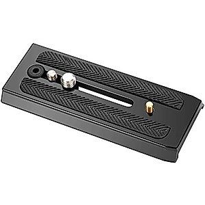 Neewer Rapid Connect Quick Release Sliding Plate Camera Mount with 1/4" and 3/8" Mounting Screws for Manfrotto 501HDV 503HDV MH055M0-Q5