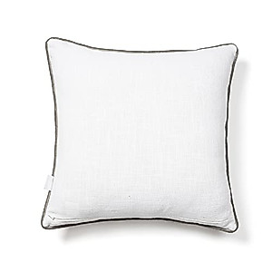 STITCH N STRING 12x20 Pack of 2 Blush White Embroidered Boho Decorative Bedroom Throw Pillows Covers for Bed & Couch Home Decor Cushion Cover