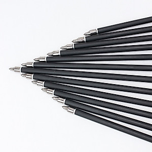 SinoArt 20" Carbon Crossbow Bolt Arrows Crossbolt Arrows with 4" vanes for Competition Practice Hunting