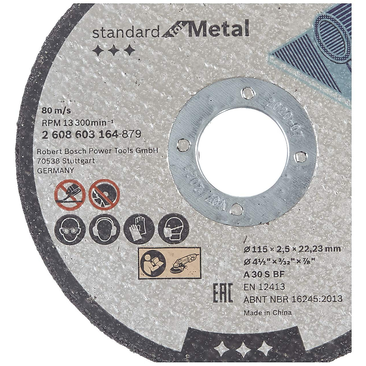 Bosch Standard for Metal Cutting Disc 115x2.5mm Straight