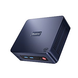 Beelink Mini PC, U59 Mini Computer 11th Gen Quad-Core N5105(up to 2.9GHz), Desktop Computers 16GB DDR4 RAM 500GB SSD 4K UHD Dual HDMI, 2.4G+5G WiFi Gigabit Ethernet/BT4.0 for Office/Home, W11 Pro