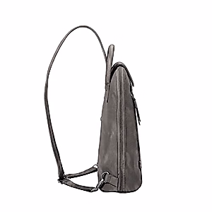 Baggallini womens Metro Backpack With Rfid Phone Wristlet Handbags, Gray, One Size US