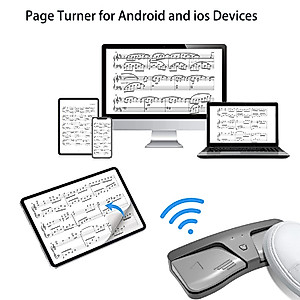 Wireless Page Turner Pedal For Music Support iOS Android Phone Tablets Foot Switch Pedal Control