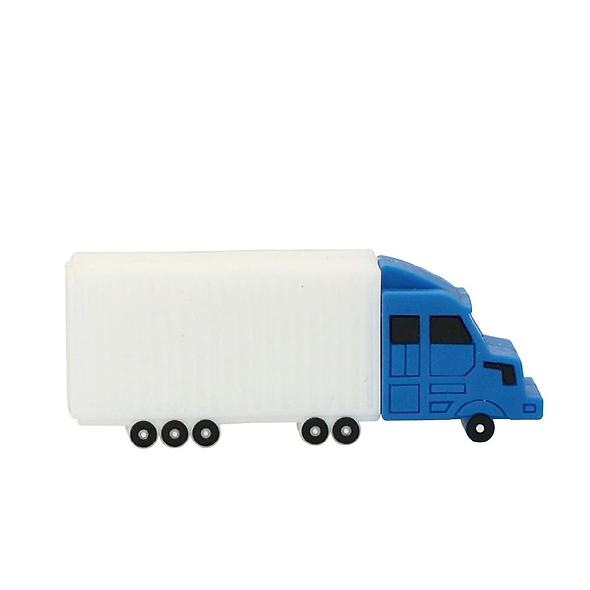 16GB Truck Shape USB Flash Drive U Disk USB 2.0 Data USB Flash Disk Memory Stick Pen Drive Storage Device USB Drive External Storage Flash Disk (Blue)