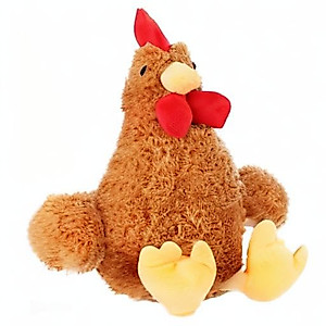 Apricot Lamb Toys Plush Ginger Rooster Stuffed Animal Soft Cuddly Perfect for Child (Ginger Rooster,10Inches)