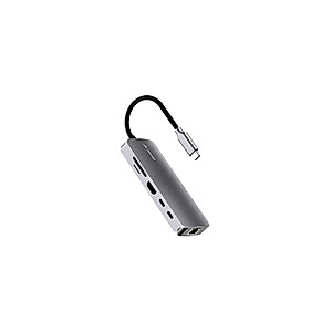 Juiced Systems BizHUB Pro - USB-C Multiport Gigabit Ethernet HDMI Adapter