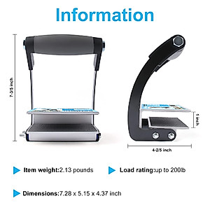 Newdeli Plywood Carrier, Panel Carrier, Drywall Carrying Tool Plywood Lifting Tool for Wood, Synthetic Cement Board - Clamping Thickness up to 3/4 inch