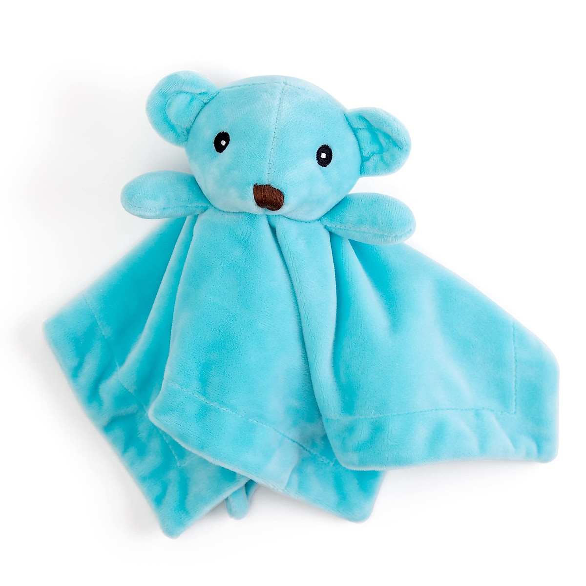JumpOff Jo - Baby Bundle: Baby Swaddle Blanket & 24 Milestone Cards - Photoshoot Props, Soft Breathable Baby Blanket, 47" x 47" (Bear Blue)