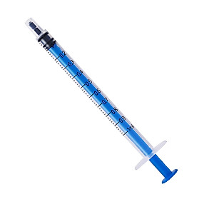 12 Pack - 1ml Plastic Syringe with Measurement, No Needle Suitable for Refilling and Measuring Liquids, Feeding Pets, Oil or Glue Applicator…