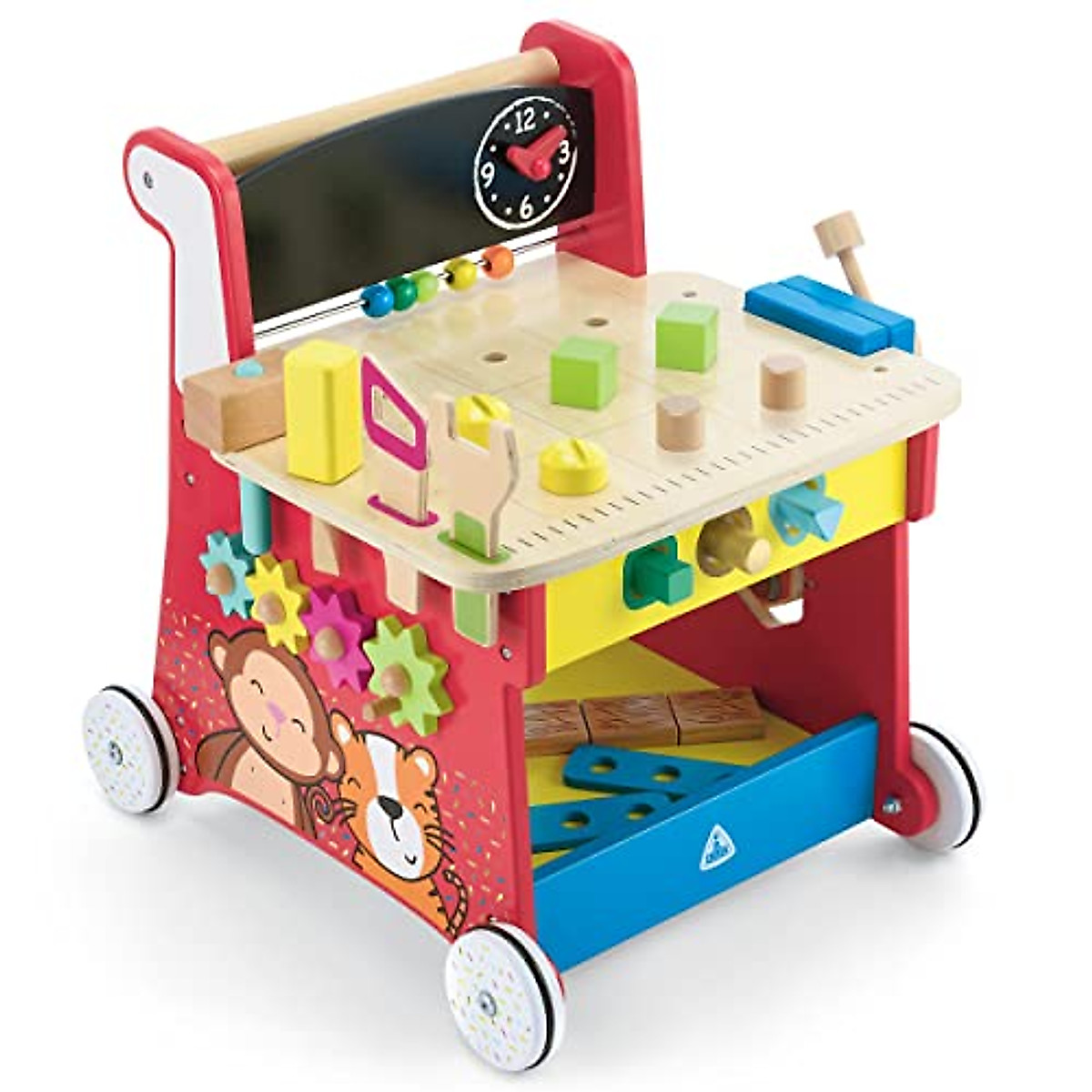 Early Learning Centre Wooden Activity Workbench, Imaginative Play, Hand Eye Coordination, Physical Development, Kids Toys for Ages 12 Month, Amazon Exclusive