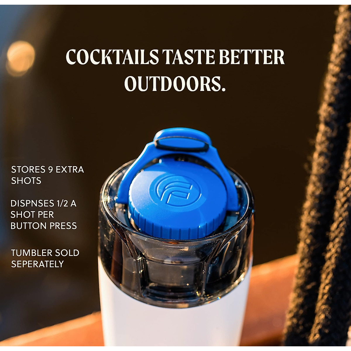 Flaskap Madic 6oz/9oz Drinking System: Compatible with Most 20oz Tumblers, Tumbler Accessories, Leak Proof Lid, Tumbler Attachment