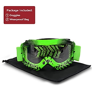 Ubelly Kids Teens Youth ATV Motorcycle Riding Ski Snowboard Motocross Dirtbike Goggles