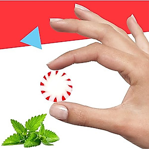 LaetaFood Sugar Free Peppermint Pinwheel Starlight Hard Candy (1 Pound Bag)