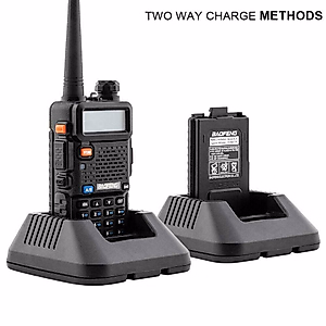 NSKI UV-5R UHF VHF Dual Band Two Way Ham Radio Walkie Talkie