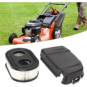 Lawn Mower Air Filter Cover, Air Cleaner Cartridge Filter for 594575 Suitable for Lawn Mower Models 650EXI 675EXI 675IS, lawnmower replacement parts