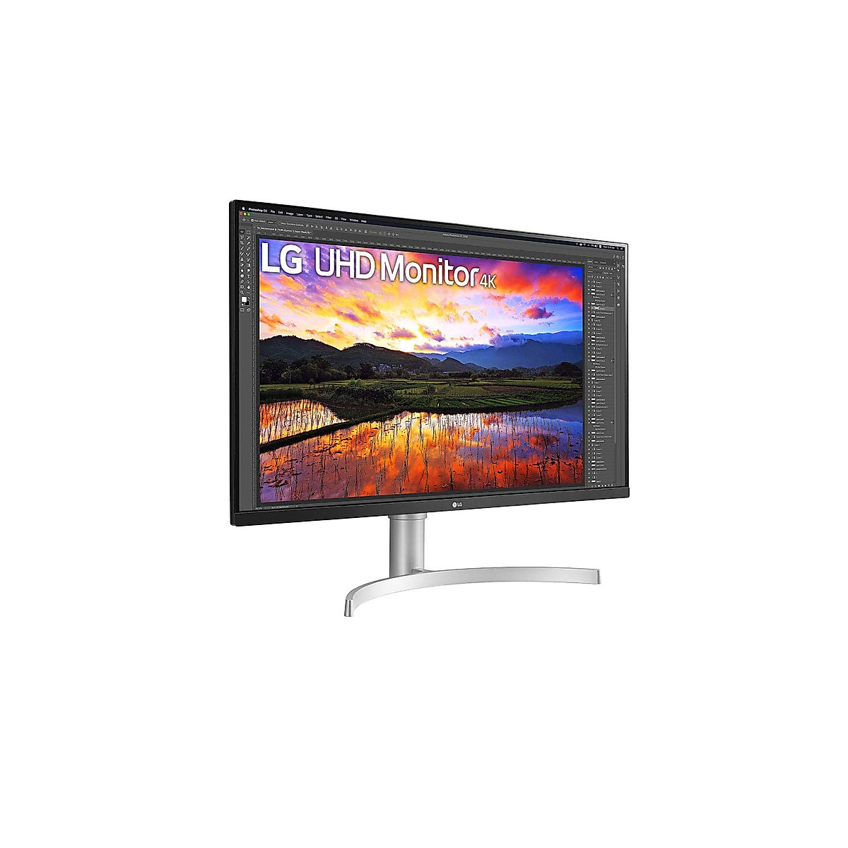 LG 31.5” HDR10 IPS UHD 4K Monitor (3840x2160) with DCI-P3 95% (Typ.), AMD FreeSync, Dynamic Action Sync, Black Stabilizer, MAXX Audio & Ergonomic Design (32BN67U-B)
