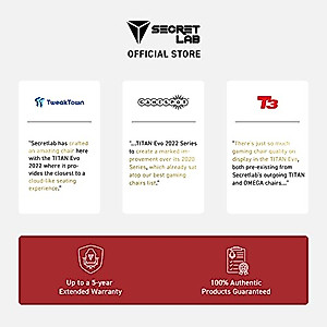 Secretlab Titan Evo 2022 Black3 Gaming Chair - Reclining, Ergonomic & Heavy Duty Computer Chair with 4D Armrests, Magnetic Head Pillow & Lumbar Support - Big and Tall Up to 395 lbs - Black - Fabric